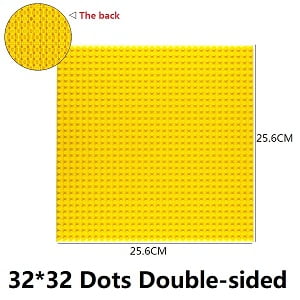 Base Plate Double Sided 16x16 16x32 32x32 Dots Building Blocks Base ...