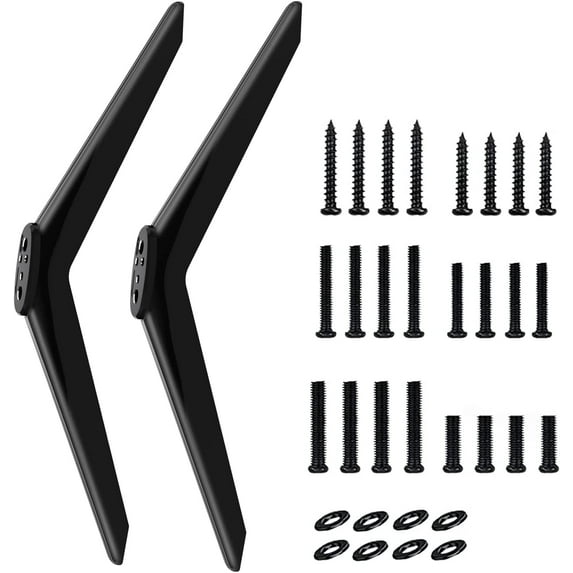 "TCL ROKU Smart TV Universal Base Stand with Screws, Fits 32"" 40"" 49 ...
