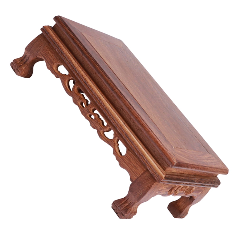 GOOHOCHY Oriental Furniture Wooden Display Stand Rectangular Pedestal ...