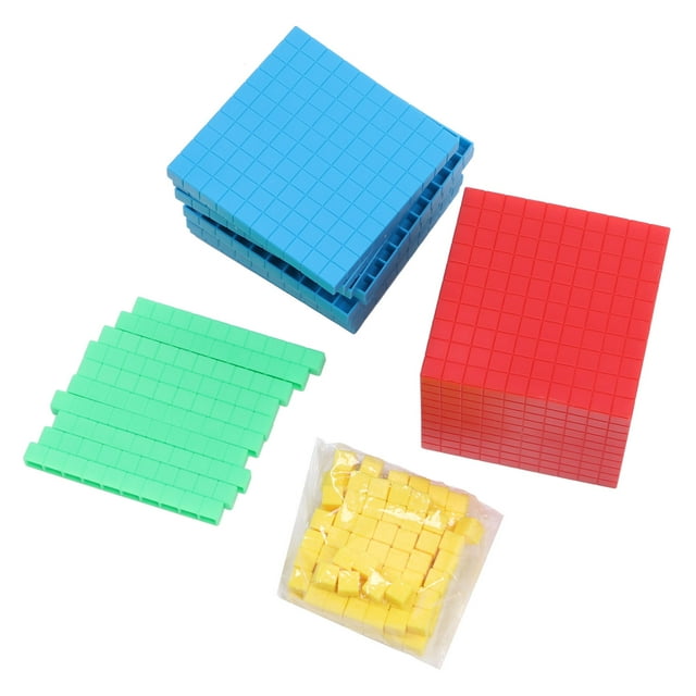 Base Ten Blocks Classroom Set - Interactive Math Learning Tools for ...