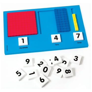 hand2mind Durable Place Value Frame, Plastic Base Ten Blocks Frame ...