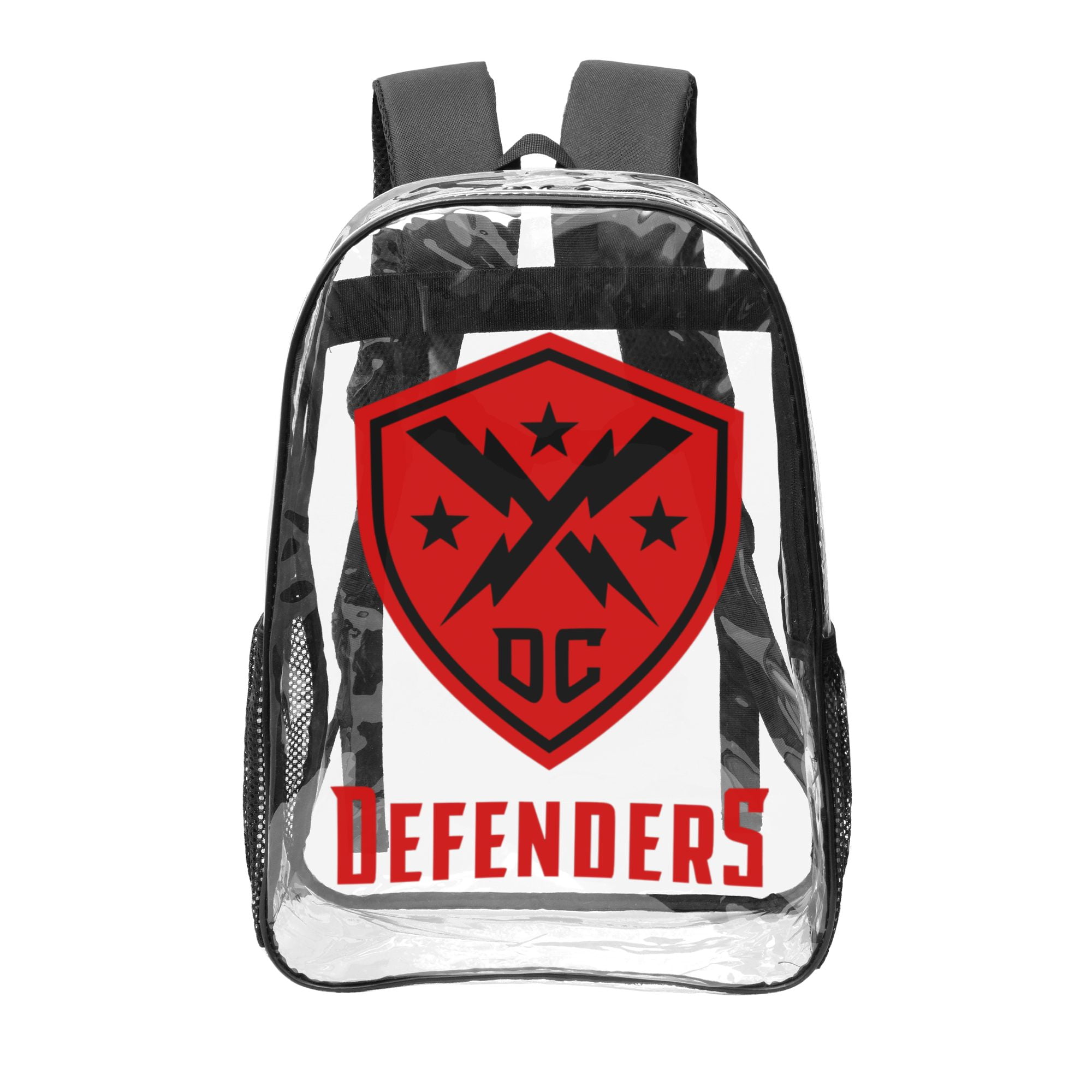 Base ball Team Dc-Defen-ders Backpacks 17 Inch Transparent Bag Fashion ...