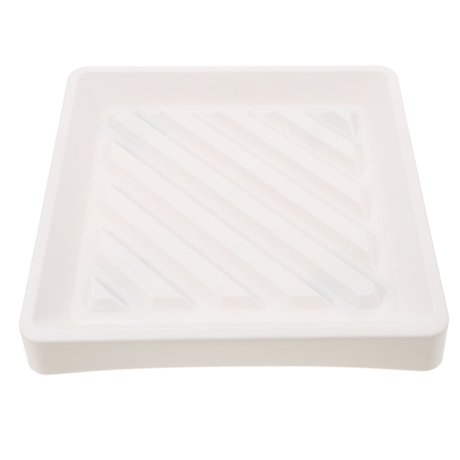 Base for Plants Indoor Lid Flat Plug End Cap Square White - Walmart.com