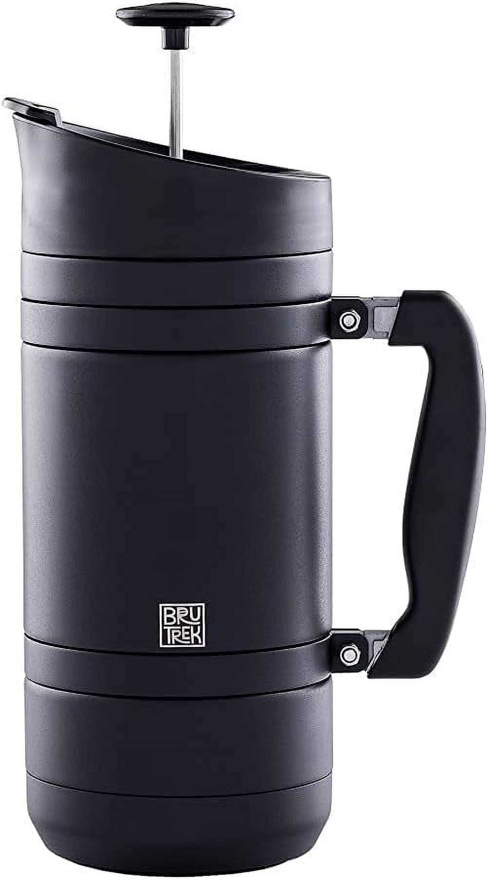 BaseCamp Coffee Press - Double Wall Insulated Stainless Steel - Bru ...