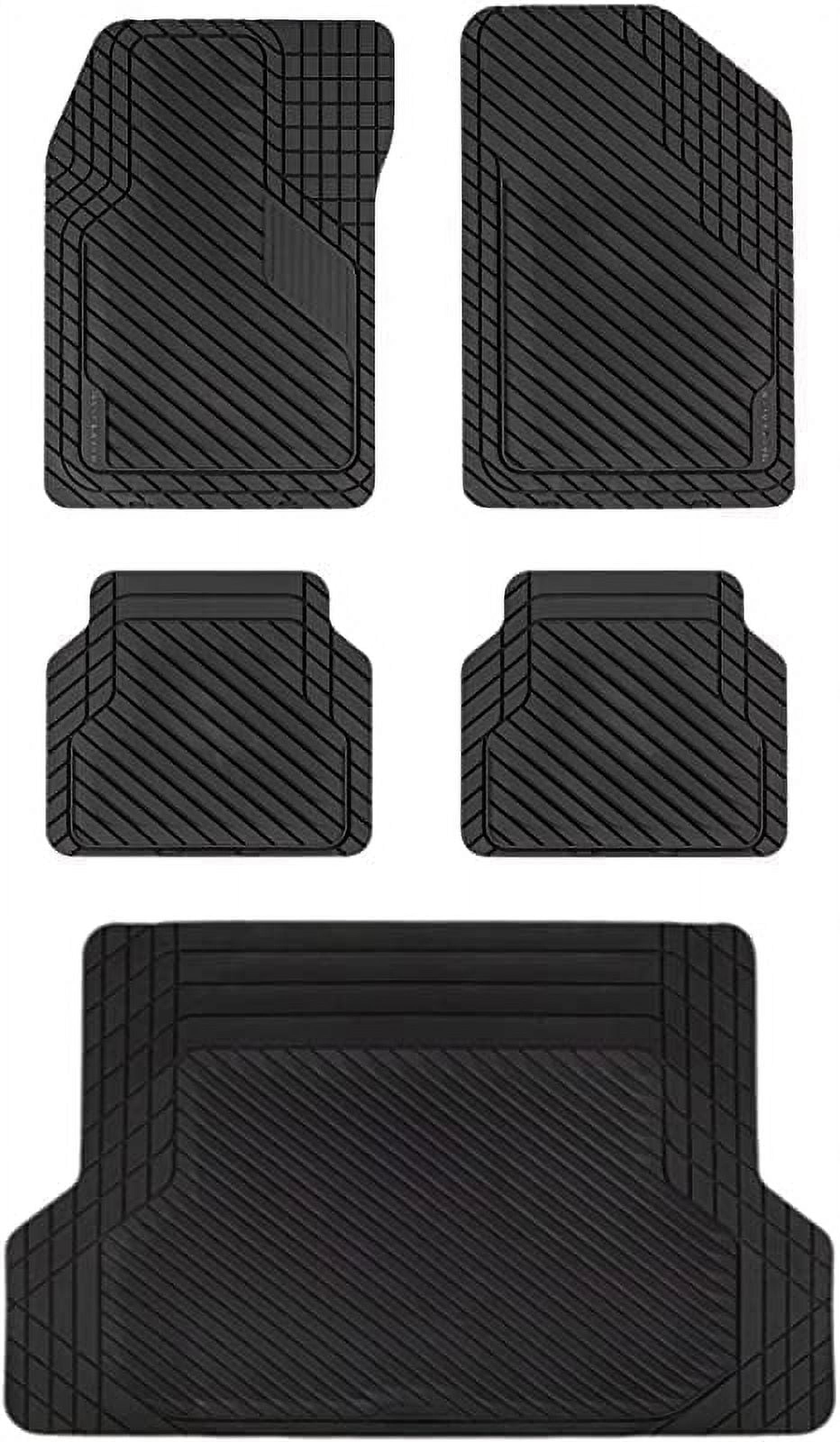 BaseLayer Cut-to-Fit 5-Piece Universal Premium Waterproof Car Floor ...