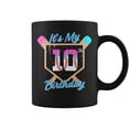 Baseball 10 Year Old Ice Cream Drip 10Th Birthday Boy 10 Coffee Mugs ...