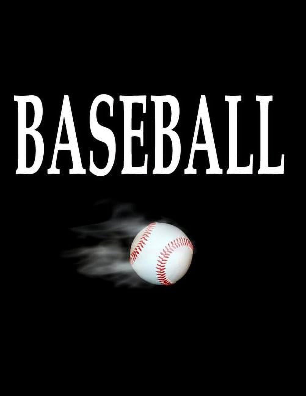 Baseball : 100 Pages 8.5 X 11 Notebook College Ruled Line Paper ...