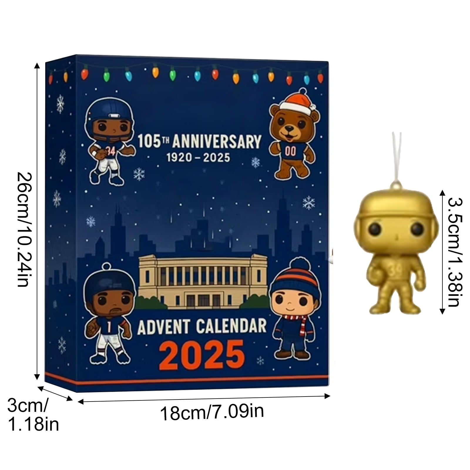 Baseball 105th Anniversary Advent Calendar Blind Box Baseball Holiday ...
