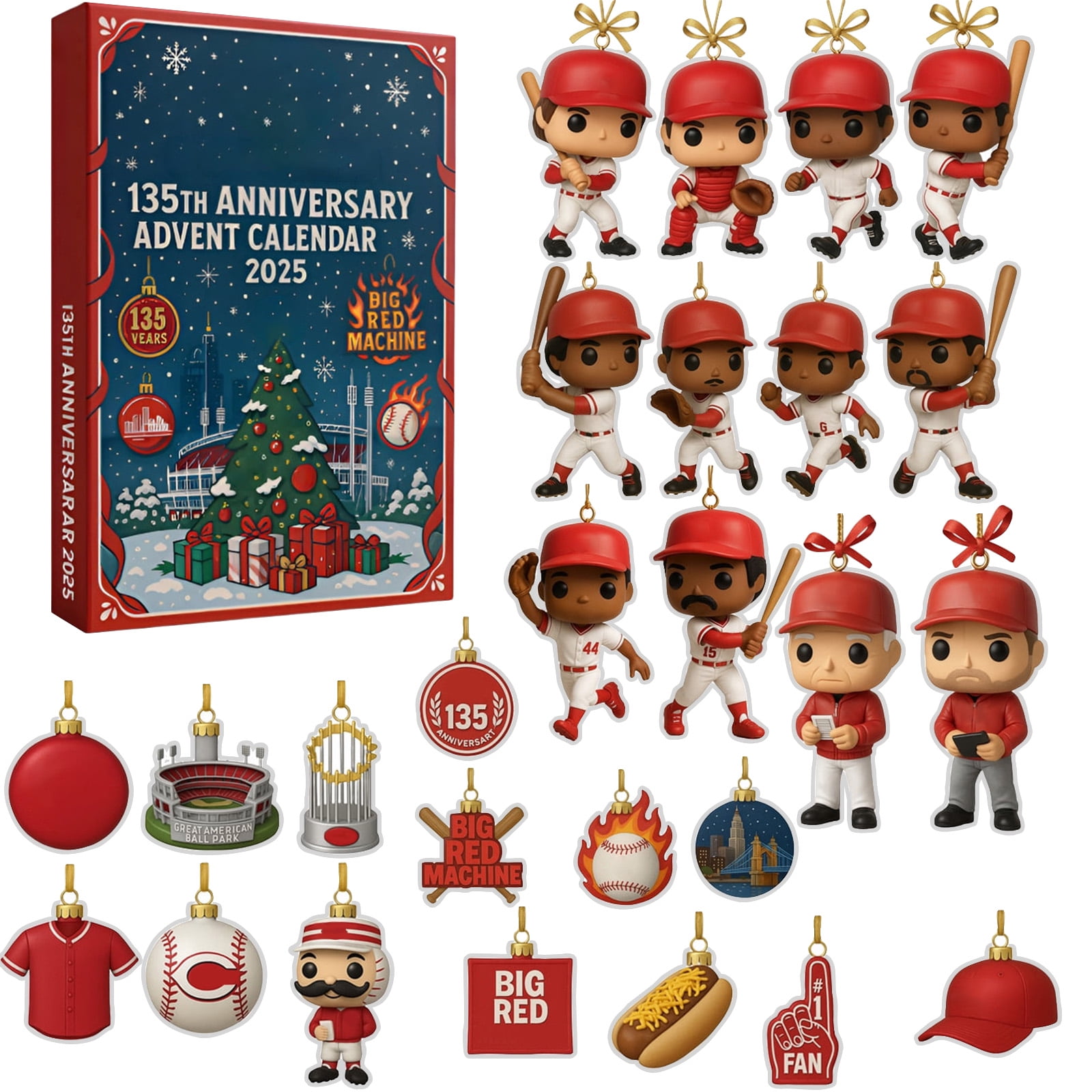 Baseball 135th Anniversary Advent Calendar 2025 · 24 Day Countdown with ...