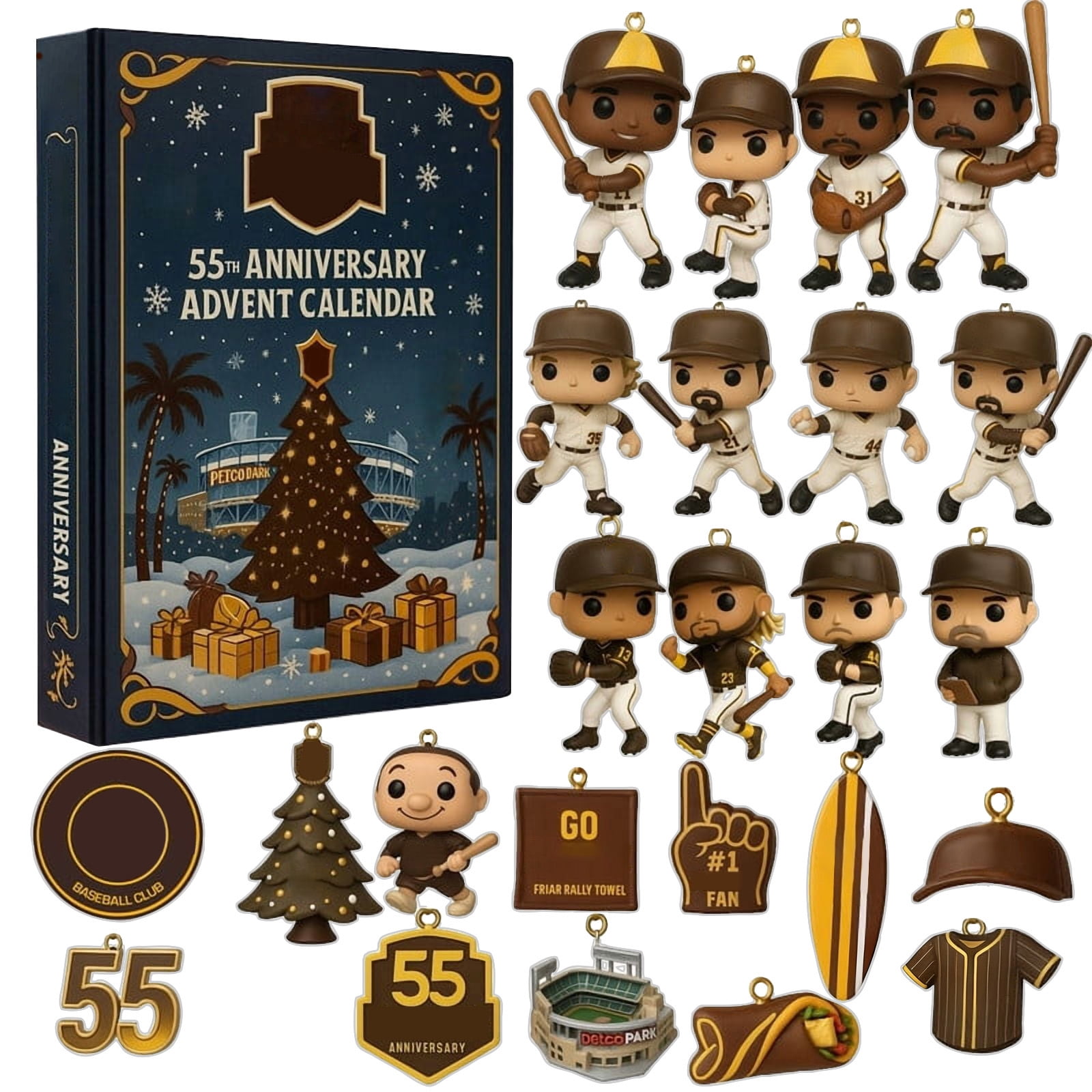 Baseball 142nd Anniversary Advent Calendar 2025 24-Day Countdown with ...