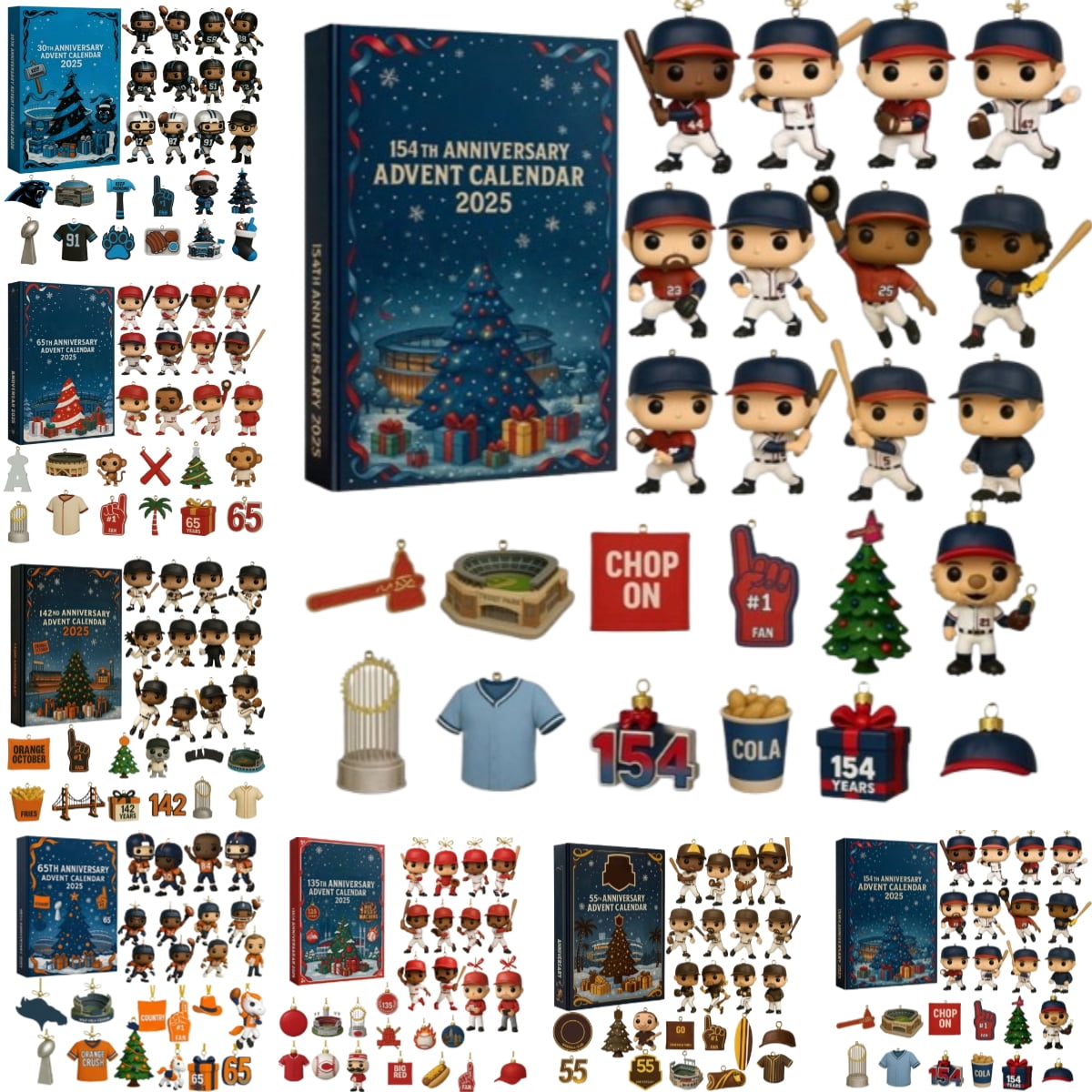 Baseball 154th Anniversary Advent Calendar 2025 · 24 Day Countdown with ...