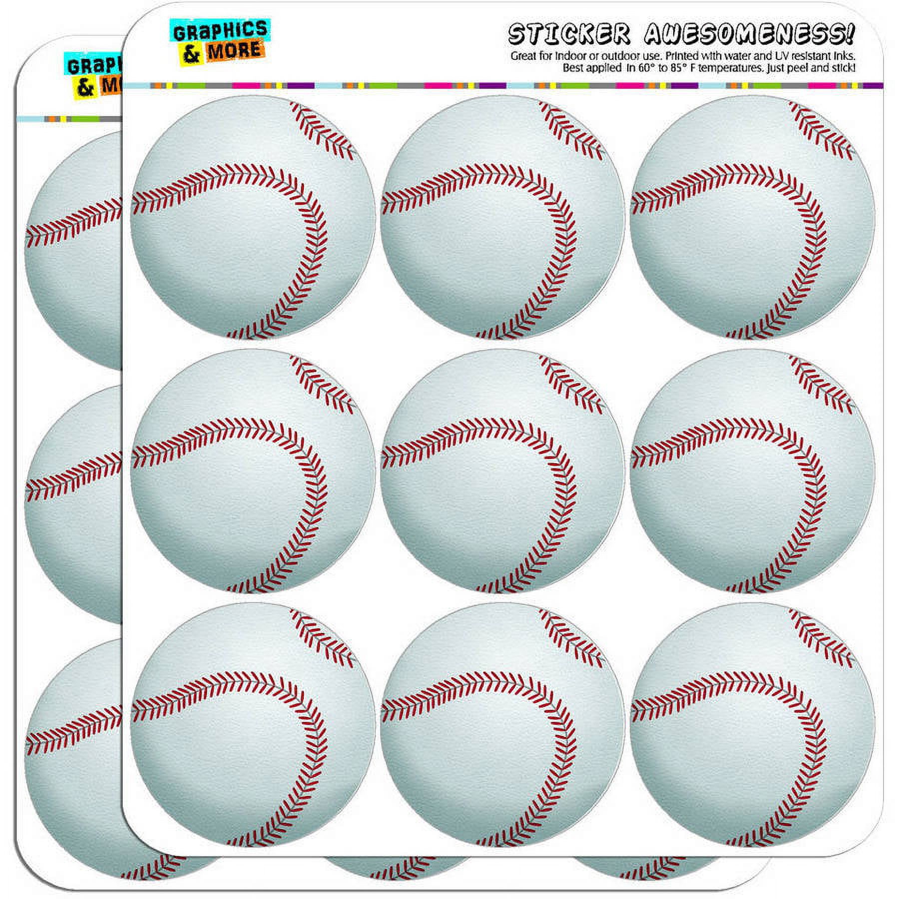 Baseball 18 2" Planner Calendar Scrapbooking Crafting Stickers ...