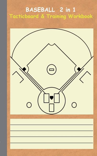 Baseball 2 in 1 Tacticboard and Training Workbook: Tactics/strategies ...