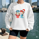 Baseball 67 Meme Ice Cream Drip Funny Holiday Lights Humor Sweatshirt ...