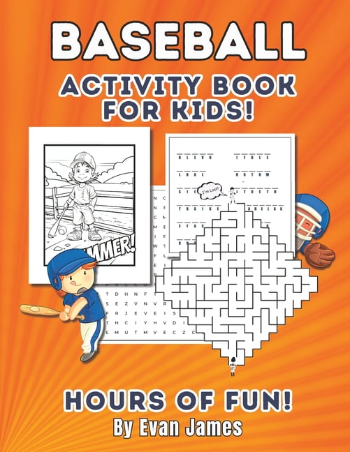 Baseball Activity Book for Kids - Walmart.com
