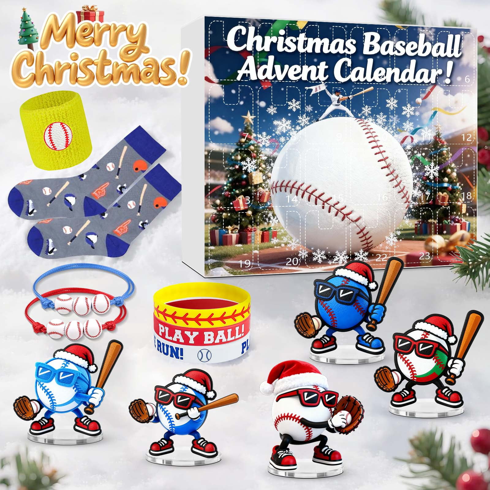 Baseball Advent Calendar 2025, Advent Calendar 2025 Sport for Teen Boys ...