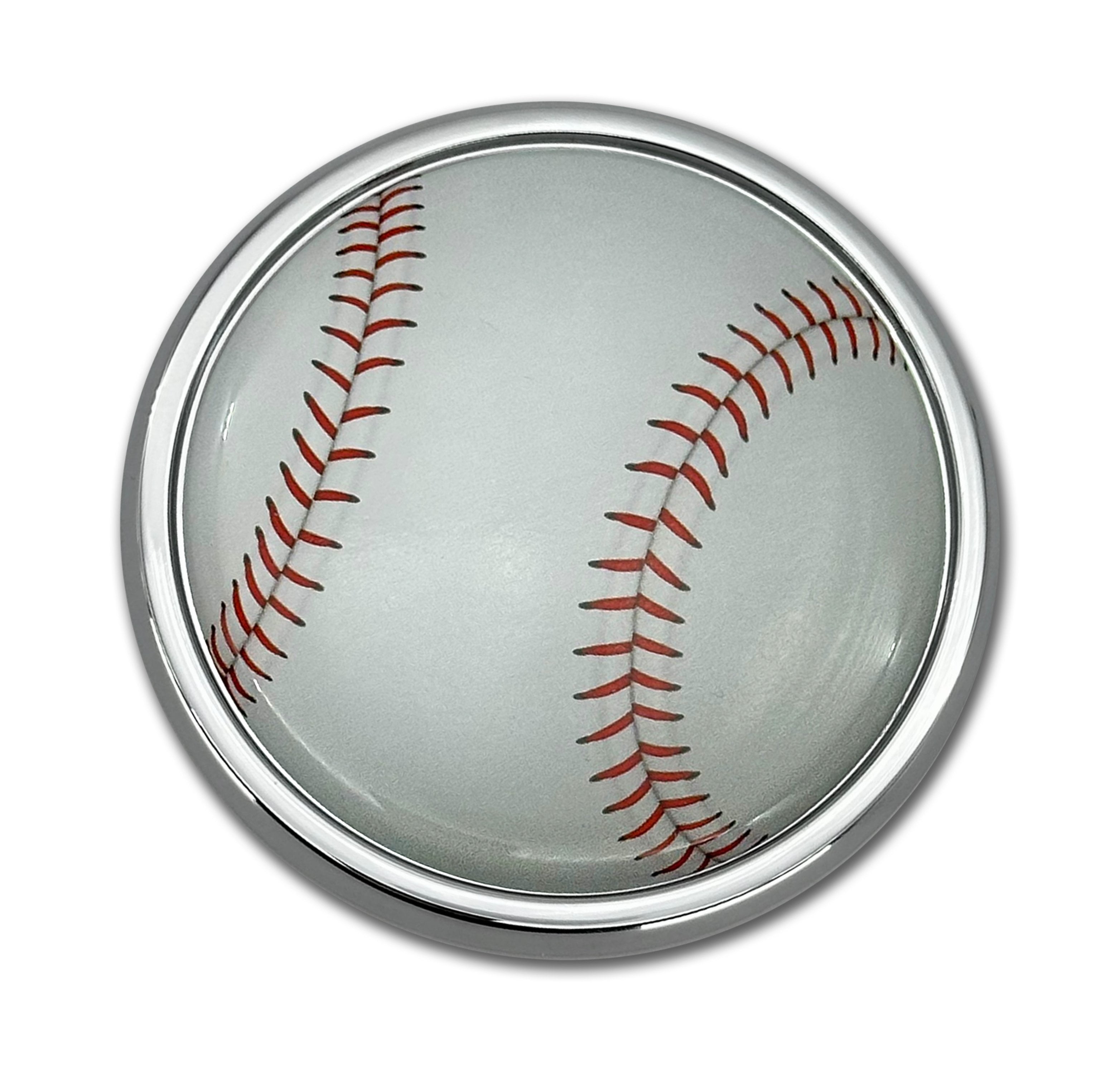 Baseball All Metal Emblem for Cars, Trucks, and All Auto | Universal ...