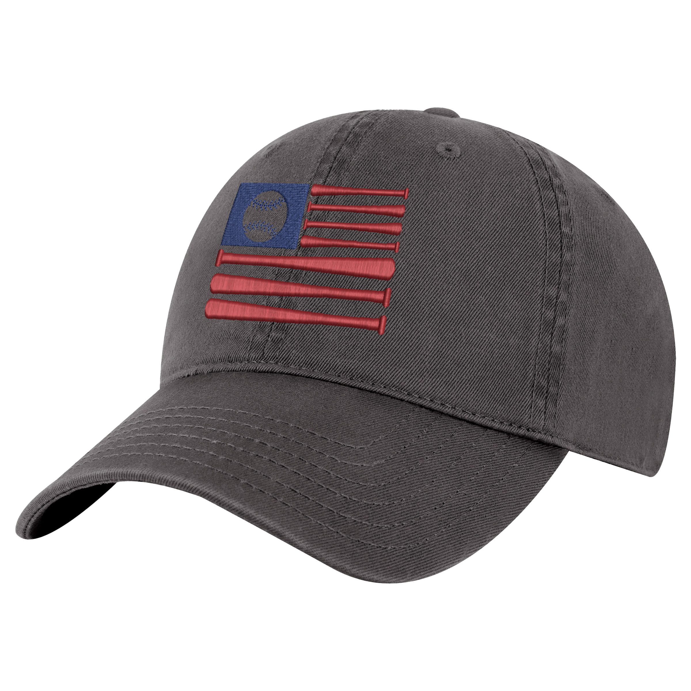 Flag Baseball Bat Hat – Patriotic Baseball Cap with Embroidered Bat ...