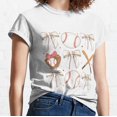 Baseball And Bows – Cute Softball And Baseball Lovers Classic T-shirt ...