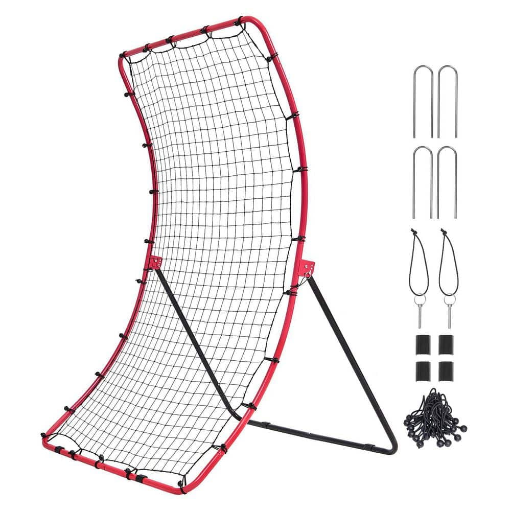 Baseball And Softball Rebounder Net, 4 x 5.5 ft. PitchBack Baseball ...