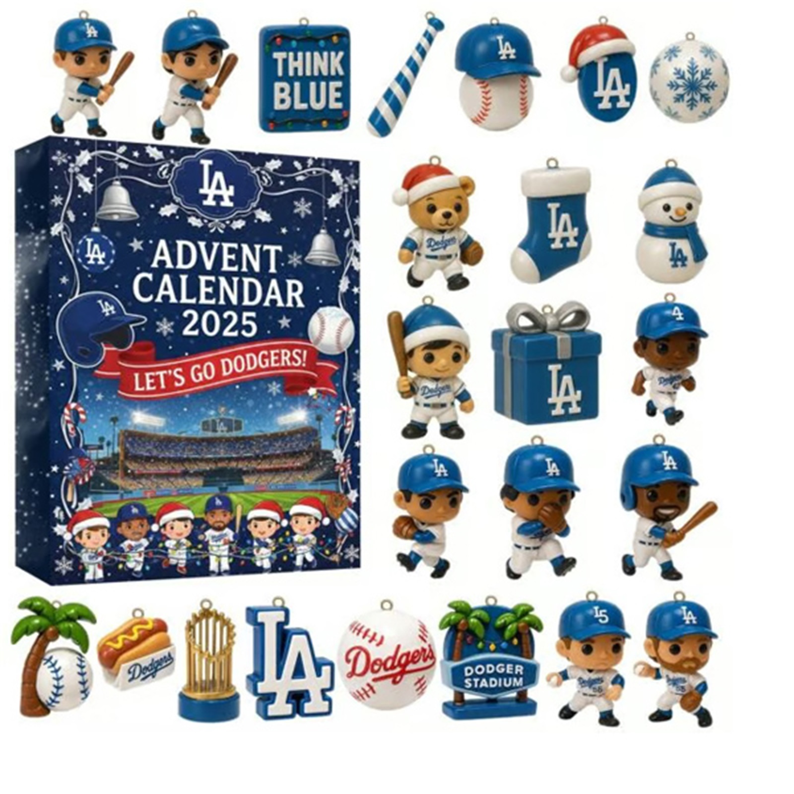 Baseball Anniversary 142th Advent Calendar 2025, Los Angeles Dodgers ...