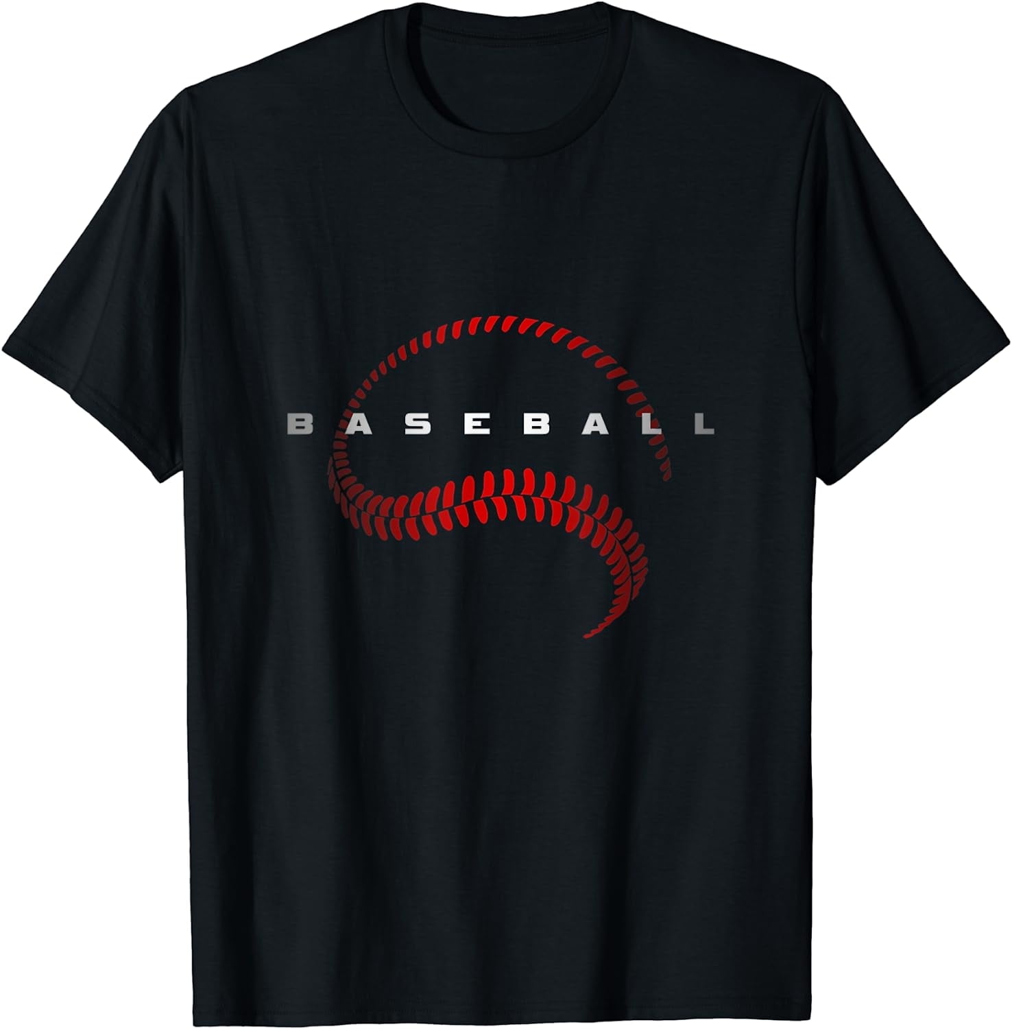 Baseball Apparel Shirt Novelty Baseball T-Shirt Black 3X-Large ...