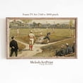 Baseball Art Wallpaper Tv Screensaver Sports Art Vintage Baseball Art ...