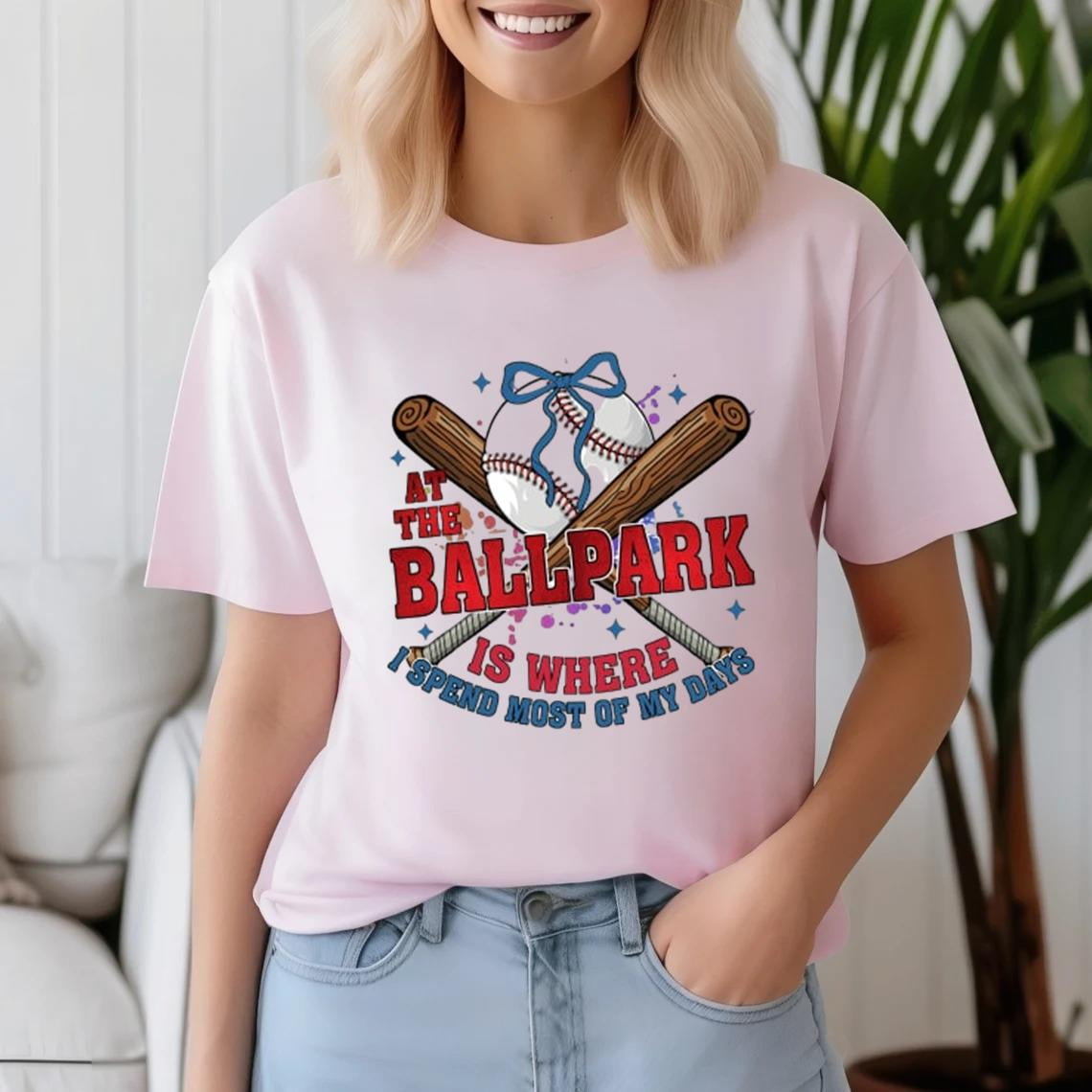 Baseball At The Ballpark Retro Sport Fan Outdoor Game Unisex T-shirt ...