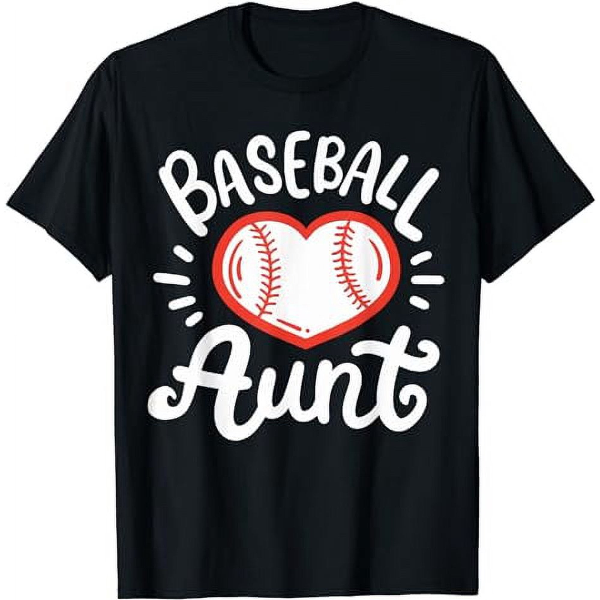 Baseball Aunt Auntie T-Shirt - Walmart.com