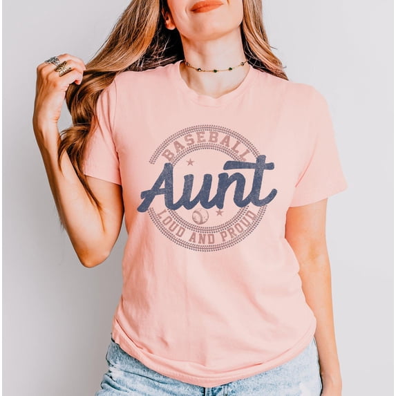Baseball Aunt Shirt Loud and Proud Proud Baseball Aunt Tee Game Day ...