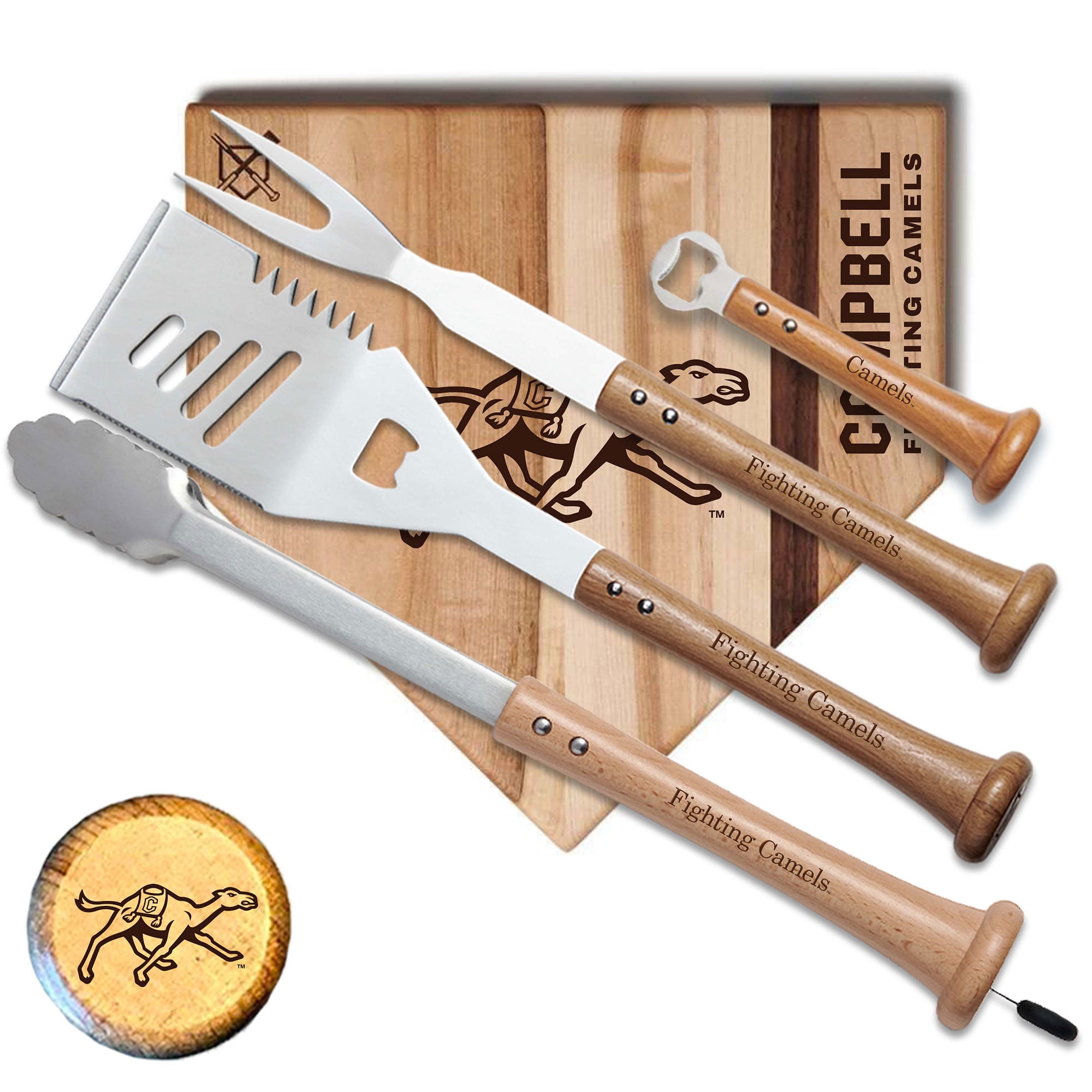 Baseball BBQ Campbell Fighting Camels 12" Grand Slam Combo Set ...