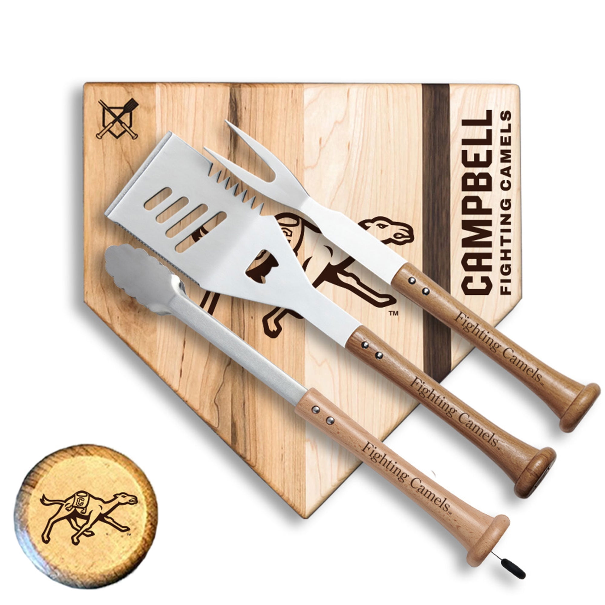 Baseball BBQ Campbell Fighting Camels 17" Silver Slugger Combo Set ...