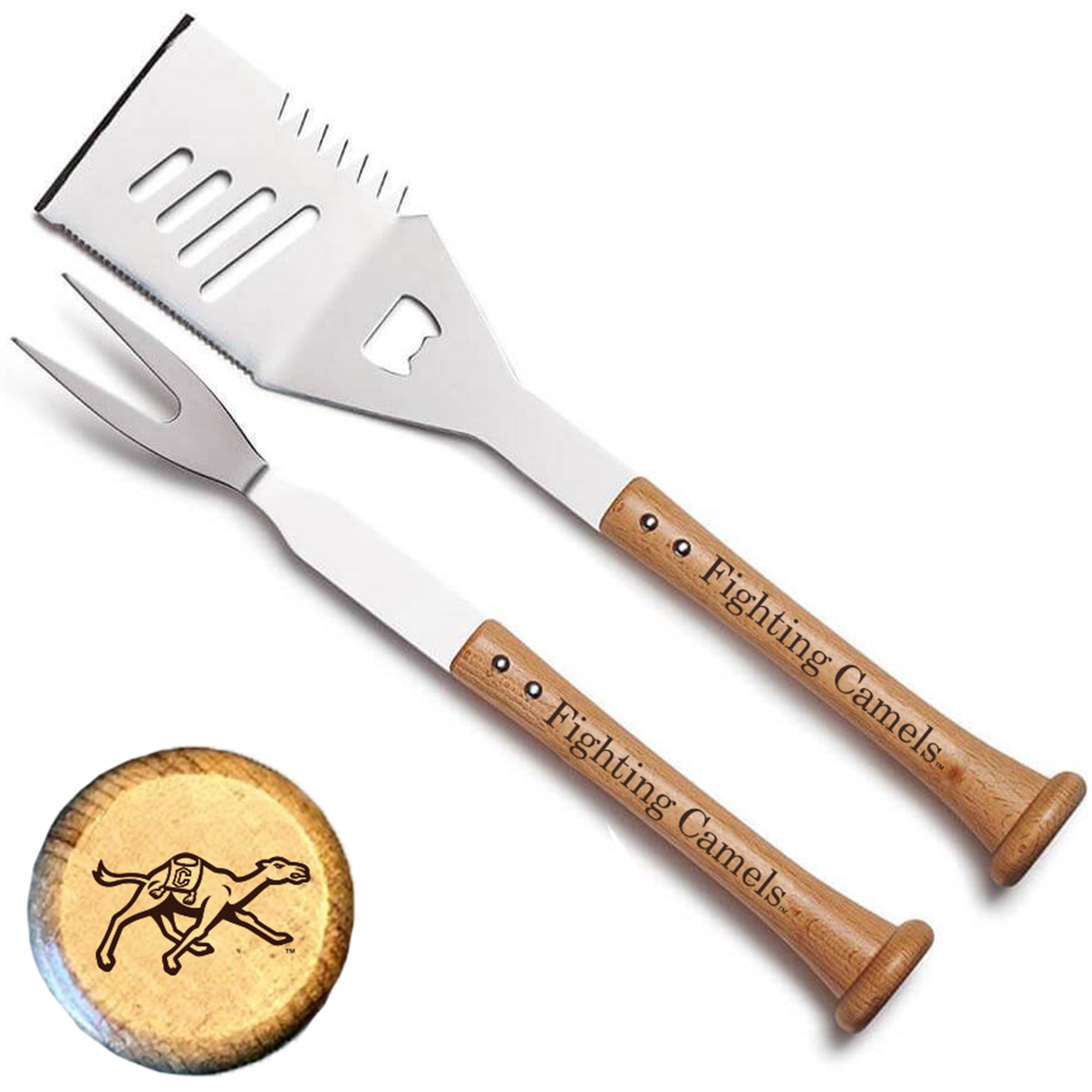 Baseball BBQ Campbell Fighting Camels Turn Two Combo Set - Walmart.com