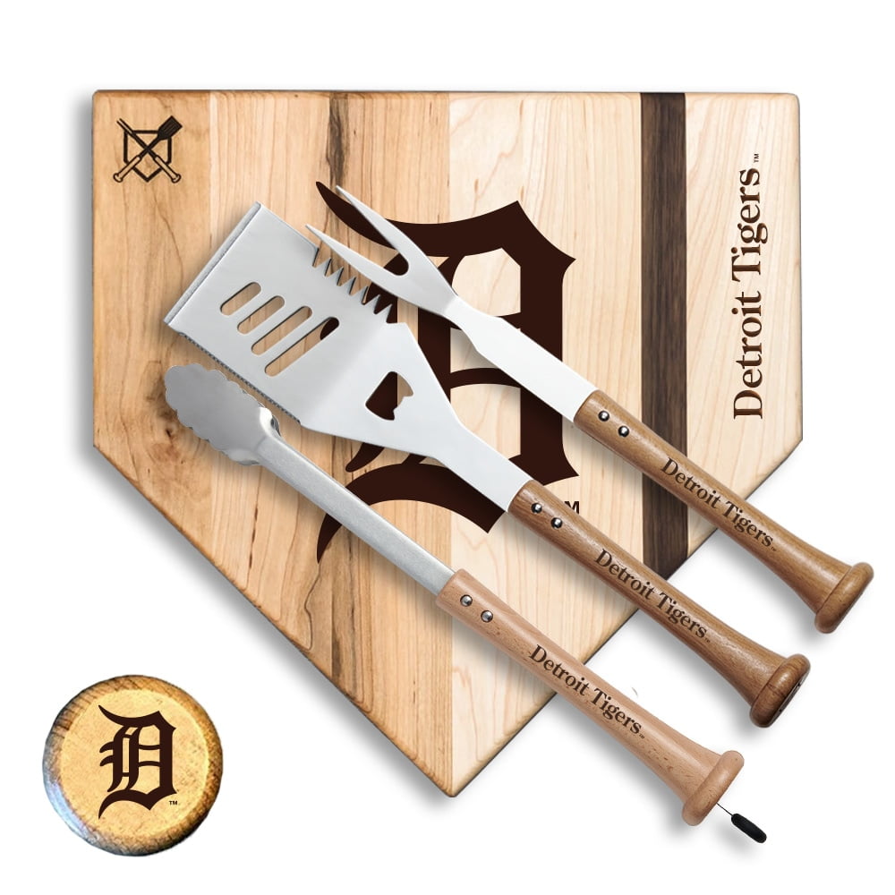 Baseball BBQ Detroit Tigers 12'' Silver Slugger Combo Set - Walmart.com