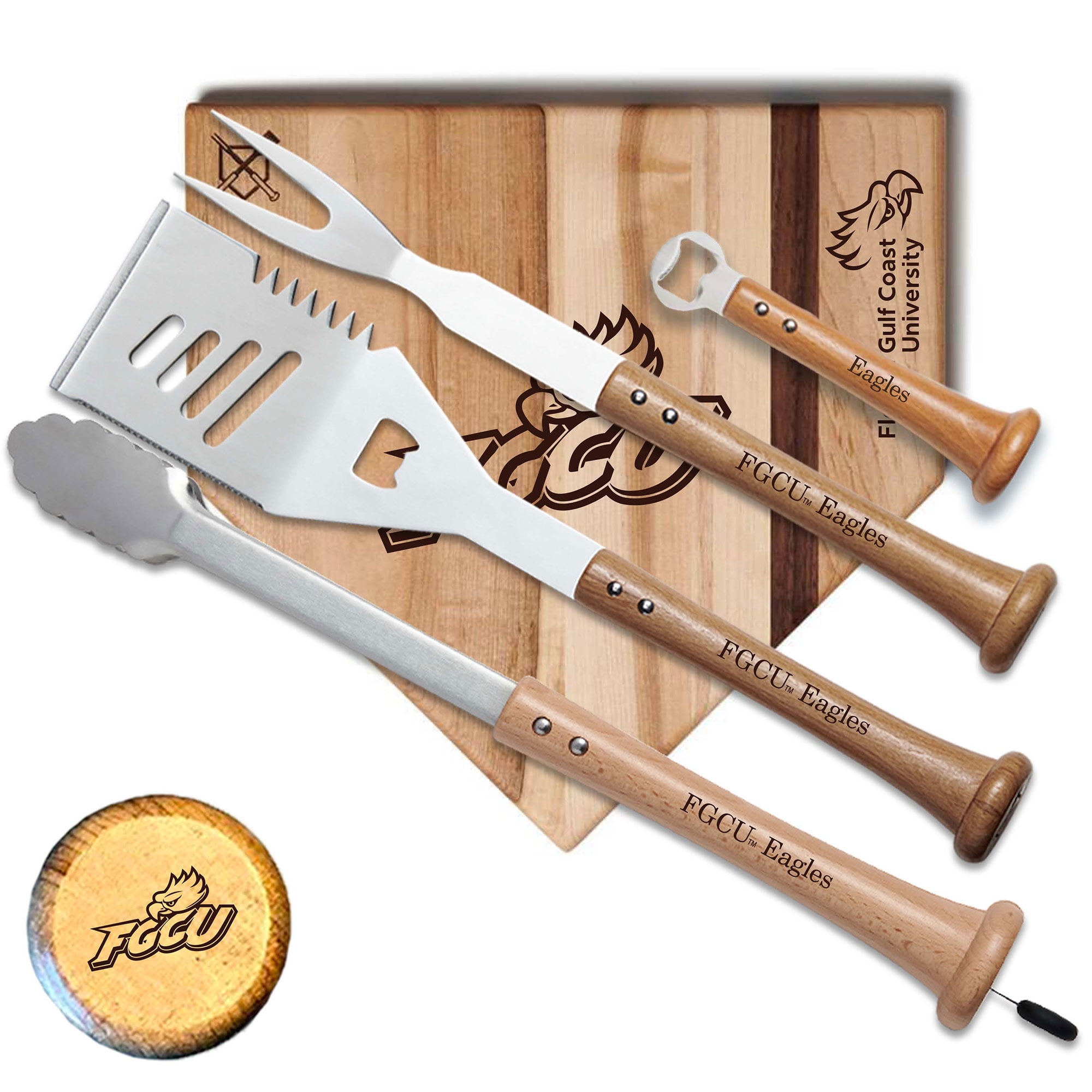 Baseball BBQ Florida Gulf Coast Eagles 12" Grand Slam Combo Set ...