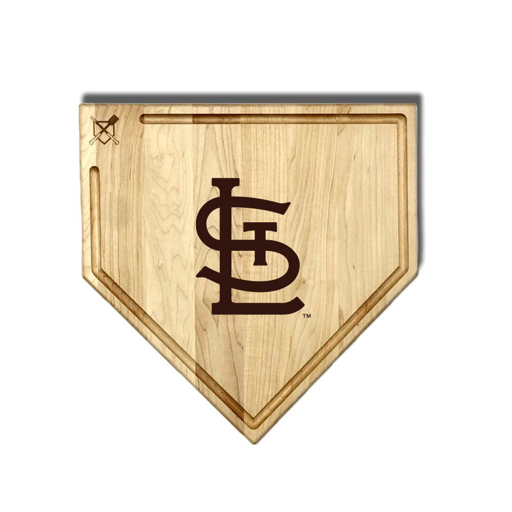 Baseball BBQ St. Louis Cardinals 17'' x 17'' Home Plate Cutting Board ...
