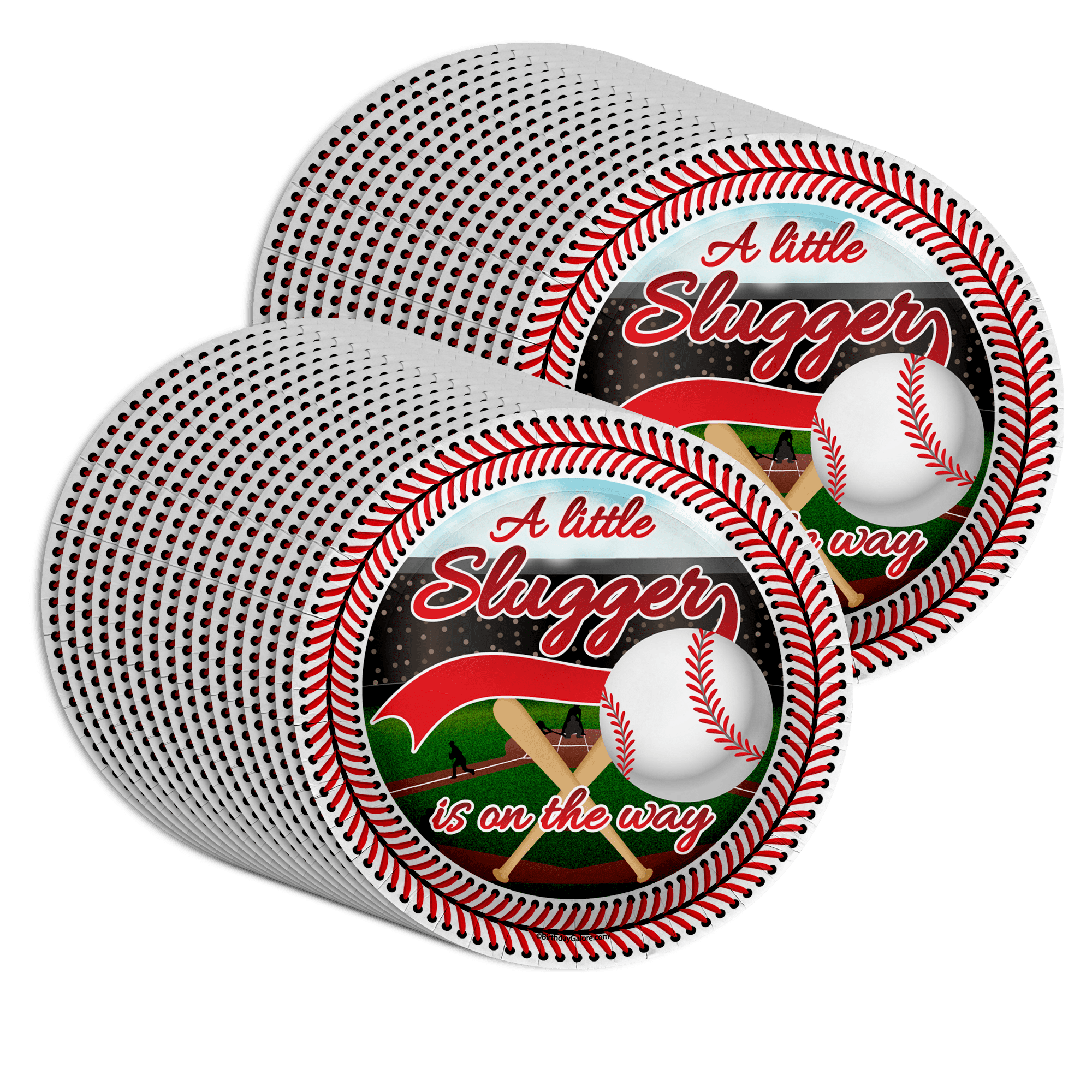 Baseball Baby Shower Party Supplies Large 9" Paper Plates in Bulk 32 ...