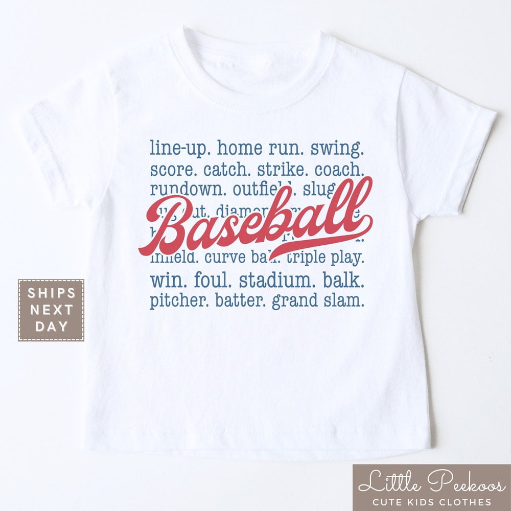 Baseball Baby Tee, Baseball Season Toddler T-Shirt, Homerun Swing Catch ...