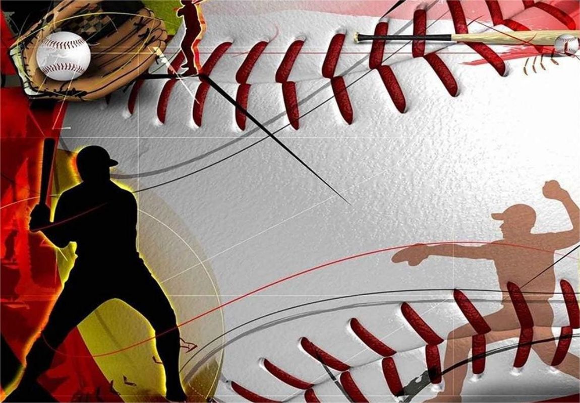 Baseball Backdrop Sports Party Decoration Classic Baseball Serve ...