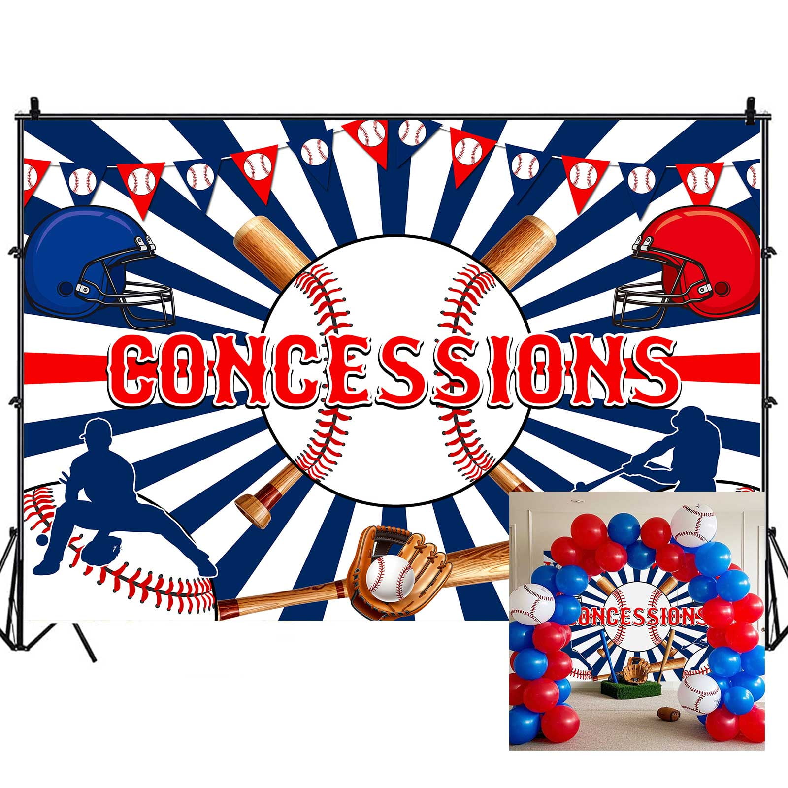 Baseball Backdrops for Photoshoot, Baseball Themed Boys Kids Men ...