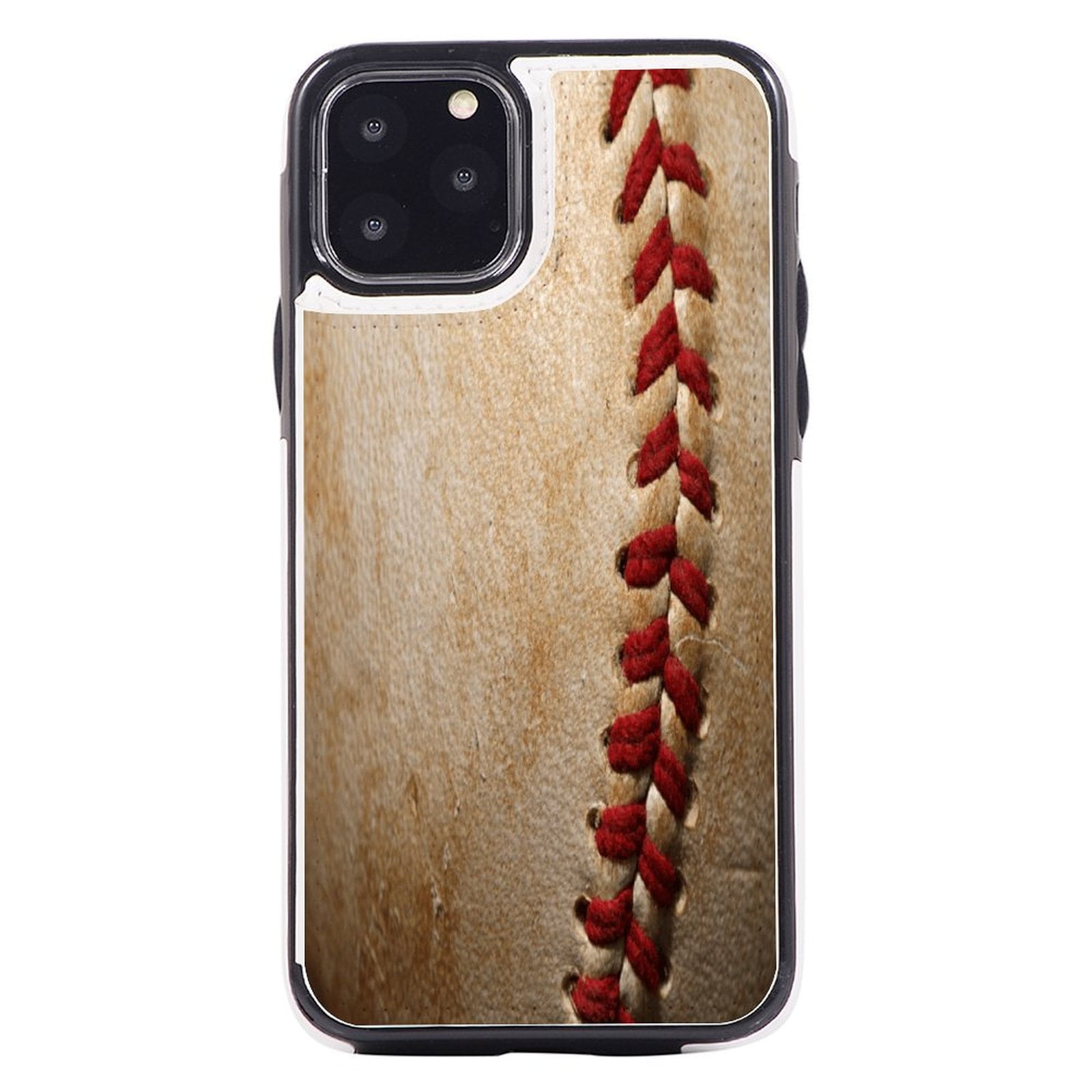 Baseball Background Leather Wallet Case for iPhone 16 15 14 13 12 11 ...