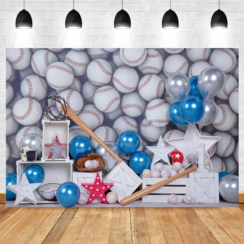 Baseball Background Newborn Photography Background Boy Birthday Party ...