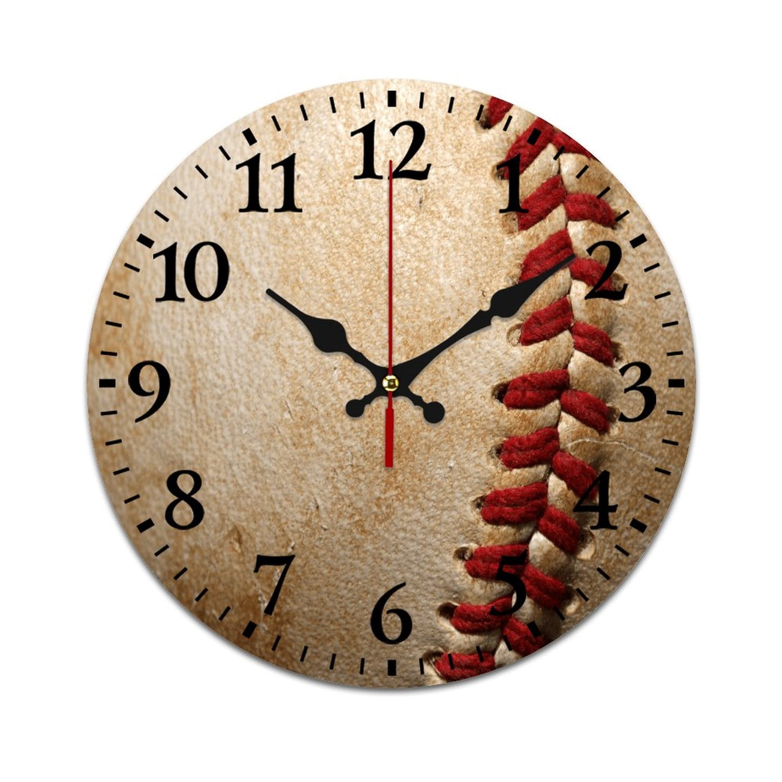 Baseball Background Wall Clock Modern Design Clocks Wall Hanging Home ...