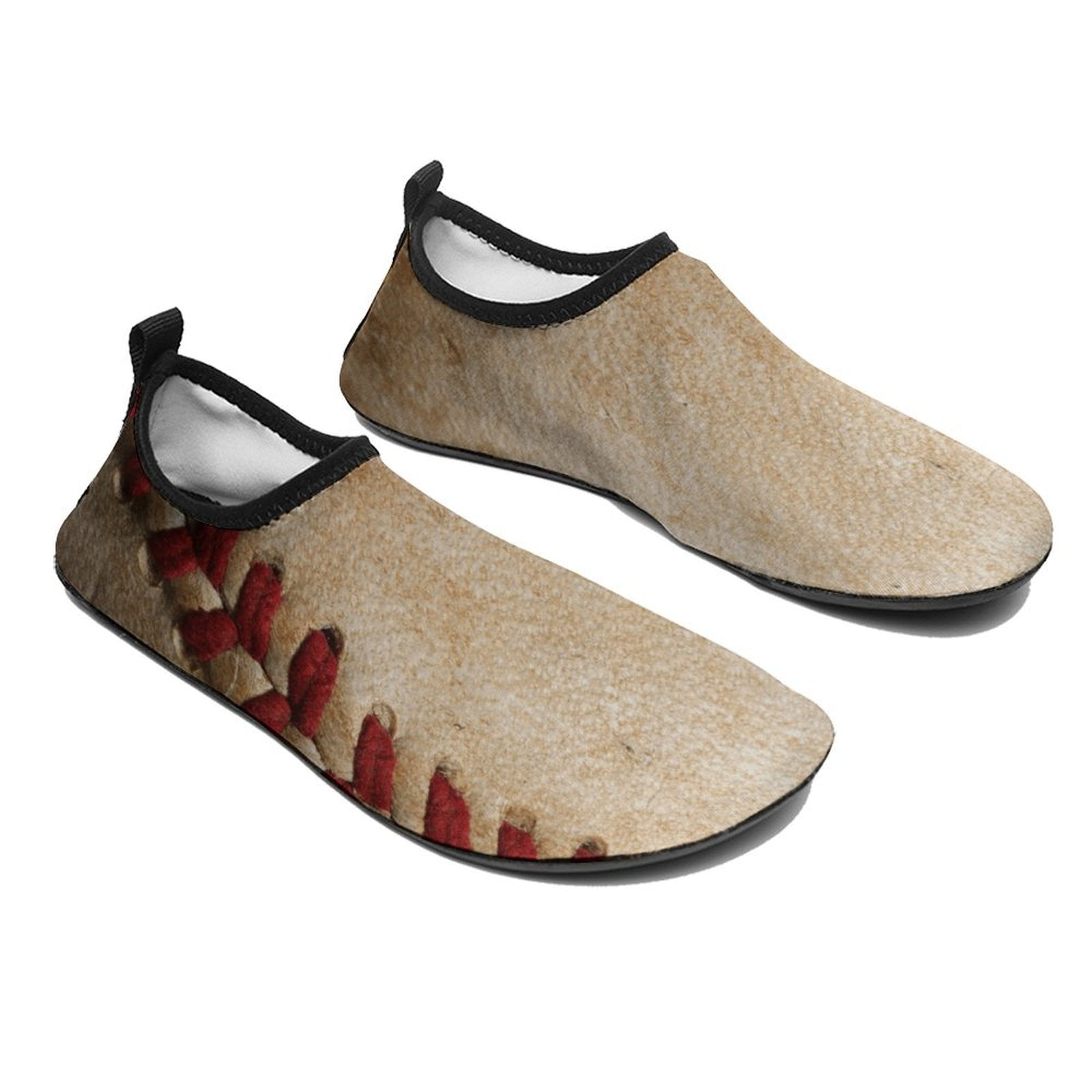 Baseball Background Water Shoes Beach Slip-on Shoes for Men Women Swim ...