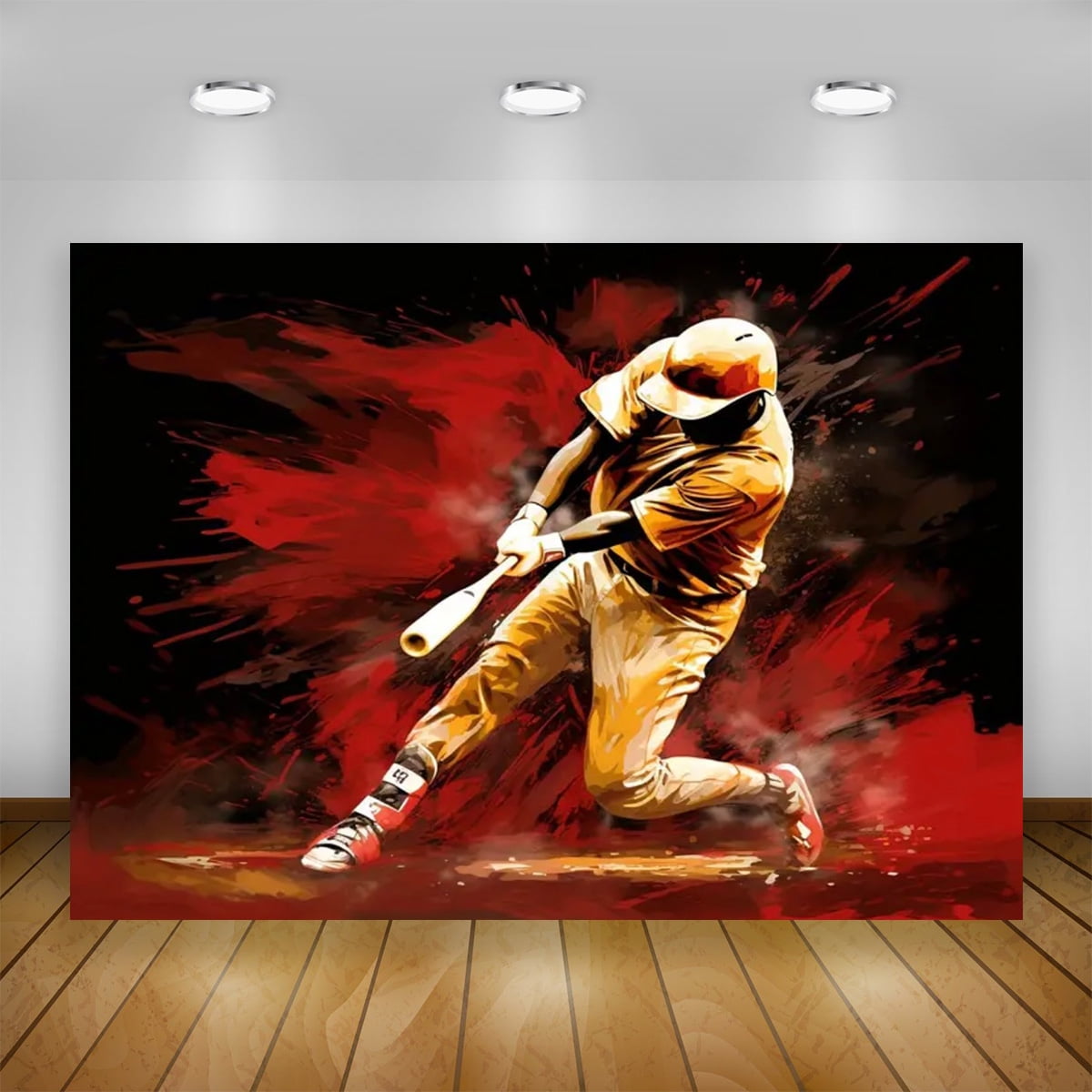 Baseball Backgrounds Children's Birthday Party Decoration Newborn Baby ...