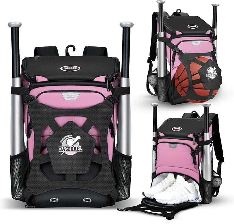 Baseball Backpack for Adult and Youth, Large Capacity Lightweight ...