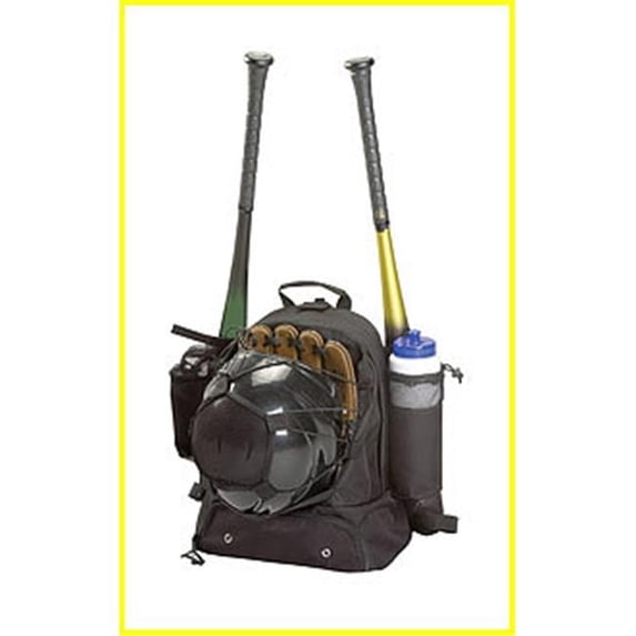 Baseball Backpack, Black - Walmart.com