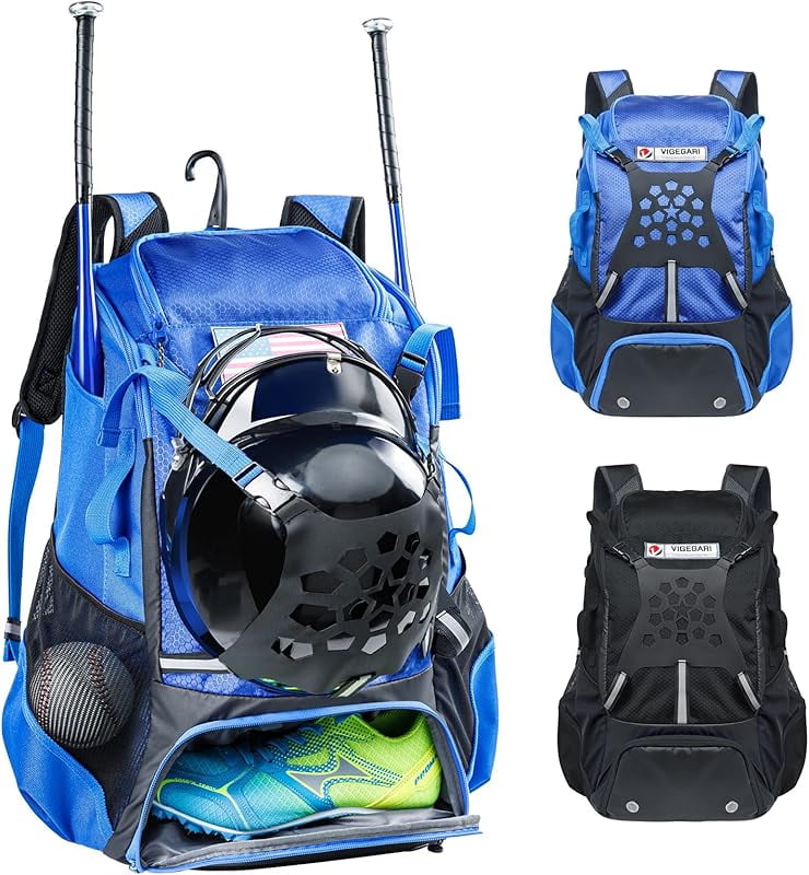 Baseball Backpack for Youth, Boys, Adults - Bat and Softball Equipment ...
