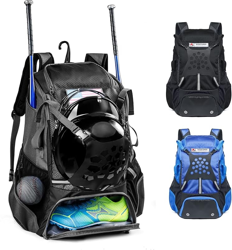 Baseball Backpack for Youth, Boys, Adults - Bat and Softball Equipment ...