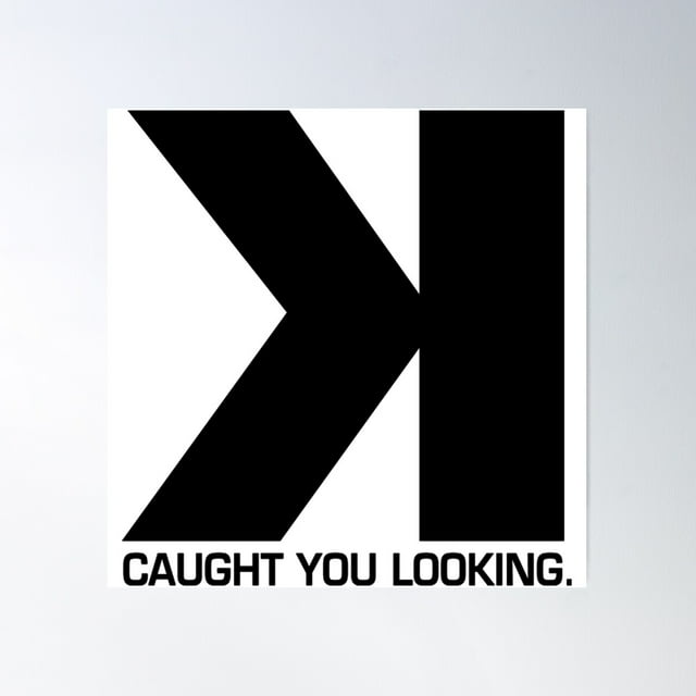 Baseball Backwards K Strikeout Score Keeper Funny Poster Wall Art ...